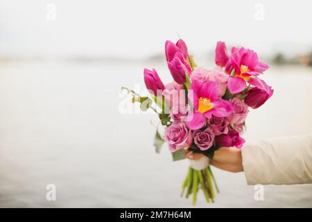 Flowers Plants during sunset pretty Stock Photo - Alamy
