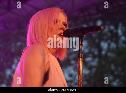 Garbage in concert at Central Park Summerstage in New York Stock Photo ...