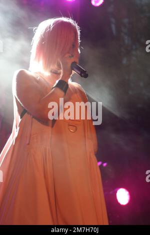 Garbage in concert at Central Park Summerstage in New York Stock Photo ...