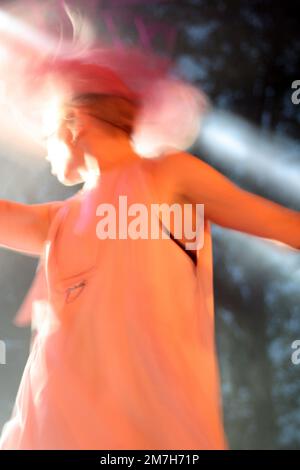 Garbage in concert at Central Park Summerstage in New York Stock Photo ...