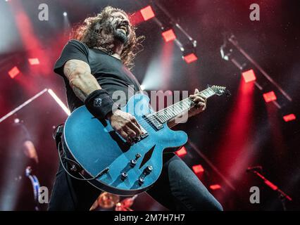 Foo Fighters in concert in New York Stock Photo - Alamy