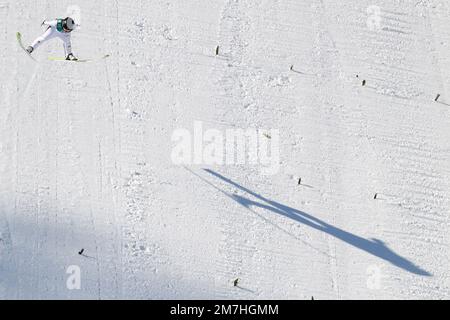 Sapporo, Hokkaido, Japan. 8th Jan, 2023. Ema Klinec (SLO) Ski Jumping ...