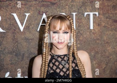 Mathilde DeHaye attends the premiere of Apple+ TV's "Servant" Season 4 ...
