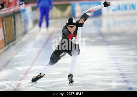 Moritz Klein (GER) in action on 1000m men during ISU World Cup 6 on ...