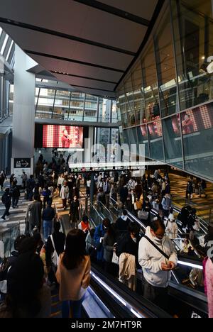 Lobby area of the Ground floor / First floor of the Shibuya Scramble ...