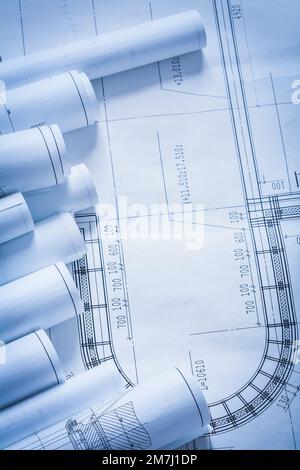 Stack of construction sketches architecture and building concept Stock ...