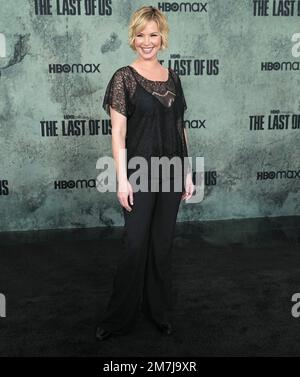 Ashley Scott arrives at HBO's THE LAST OF US Premiere held at the ...