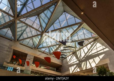 Atrium with Alexander Calder Mobiles, National Gallery of Art - East ...