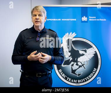 ROTTERDAM - Regional Director Customs Rotterdam Port Jan Kamp explains ...
