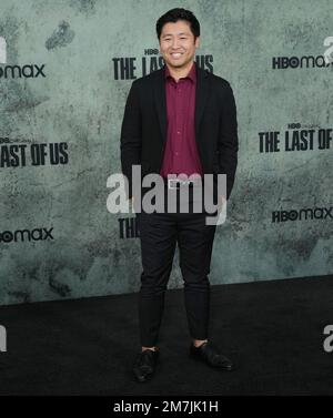 Ryan Omoto arrives at HBO's THE LAST OF US Premiere held at the Regency ...