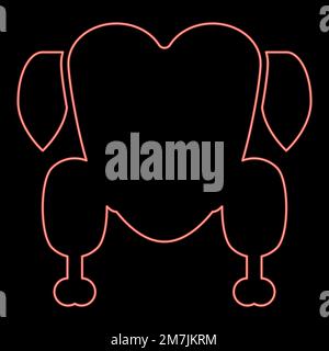 chicken neon food Stock Vector Image & Art - Alamy