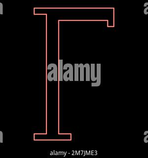 Gamma greek symbol capital letter uppercase font icon black color ...