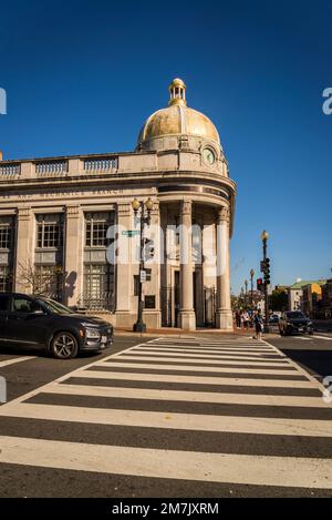 Riggs Bank, Georgetown, a historic neighbourhood, and commercial and ...