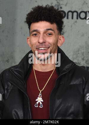 Khleo Thomas attends the LA premiere of "Hawkeye" at the El Capitan ...