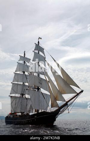 German brig Roald Amundsen Stock Photo - Alamy