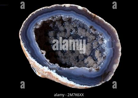 Rocks and Minerals, Quartz Geode lab sample Stock Photo - Alamy