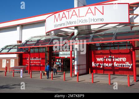 Matalan store entrance Stock Photo - Alamy