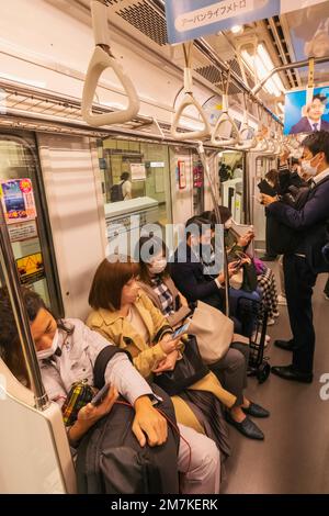 Japan, Honshu, Tokyo, Subway Passengers Stock Photo - Alamy