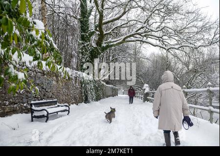 Residents of Scottish city Dunblane face an amber turned Met weather ...