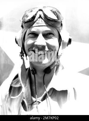 World War II (WWII) era photograph of US Marine Corps (USMC) Major (MAJ ...