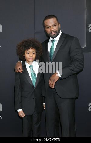 LOS ANGELES - JAN 5: Sire Jackson, Curtis Jackson at the "BMF" Season 2 ...