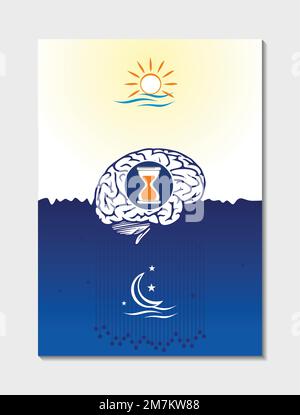 Time To Talk Day Background Illustration with Ribbon and Icons Stock ...