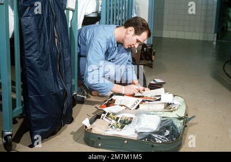 In the Clark AB hospital, released Prisoner of War, U.S. Navy LT CMDR ...