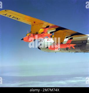 Two Fleet Composite Squadron 5 (VC-5) A-4E Skyhawk aircraft fly over ...