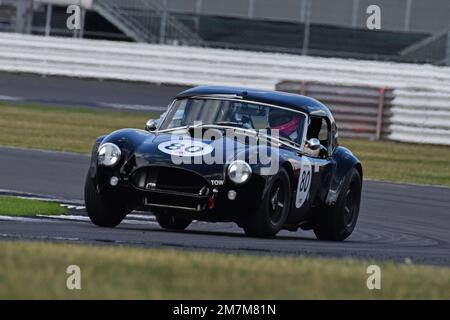 The Shelby American Cobra of Richard Hywel Evans, in the pit lane ...