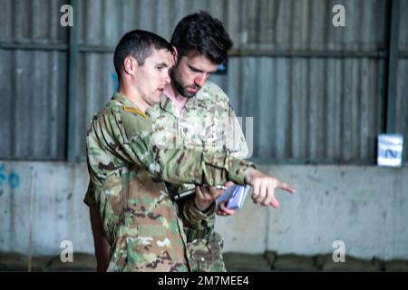 Aviators from 1st Air Cavalry Brigade, Britain's 16 Air Assault Brigade ...