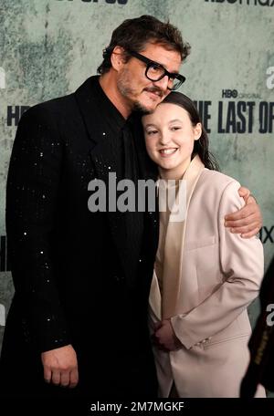 PEDRO PASCAL and BELLA RAMSEY in THE LAST OF US (2023), directed by LIZA JOHNSON, CRAIG MAZIN ...