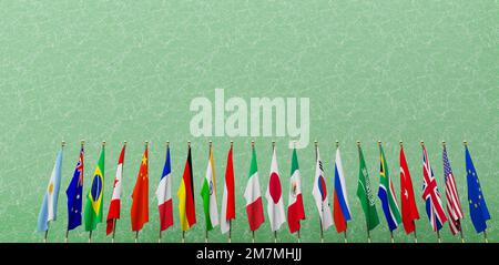 G20 summit, Concept of the G20 summit or meeting, list of countries G20 ...