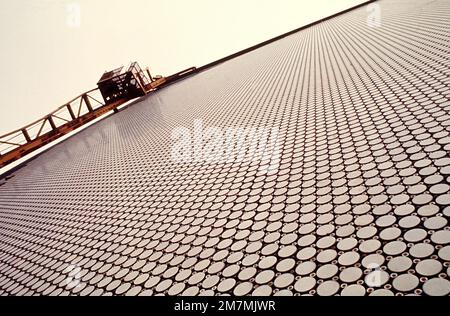 The COBRA DANE phased-array radar system, consisting of 34,000 antennas ...