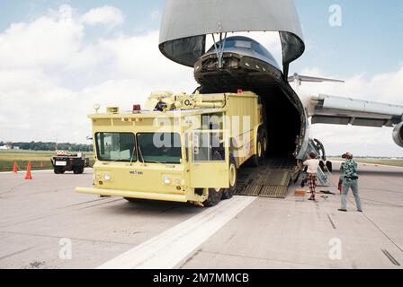 Oshkosh P-15 fire truck Stock Photo - Alamy