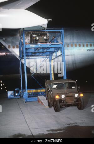 Members of the 619th Military Airlift Support Squadron (MASS) work on ...