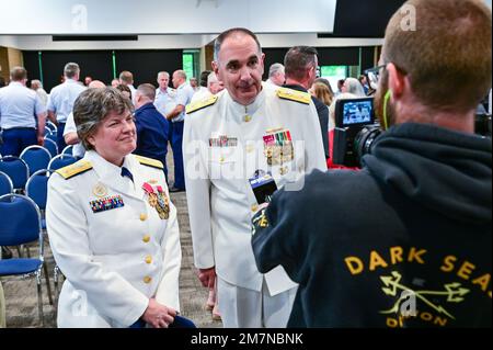 Rear Adm. Shannon N. Gilreath, District 5 Commander, and his wife ...
