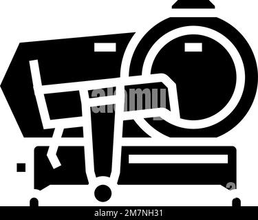 meat slicer glyph icon vector illustration Stock Vector Image & Art - Alamy
