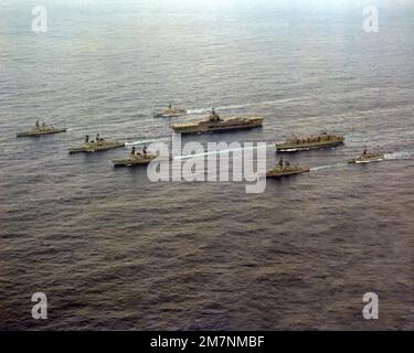 USS Garcia (FF-1040) in dry dock Stock Photo - Alamy