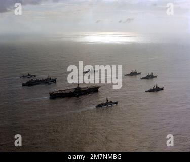 USS Garcia (FF-1040) in dry dock Stock Photo - Alamy