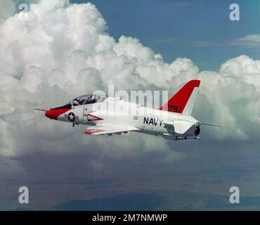 Two Fleet Composite Squadron 5 (VC-5) A-4E Skyhawk aircraft fly over ...