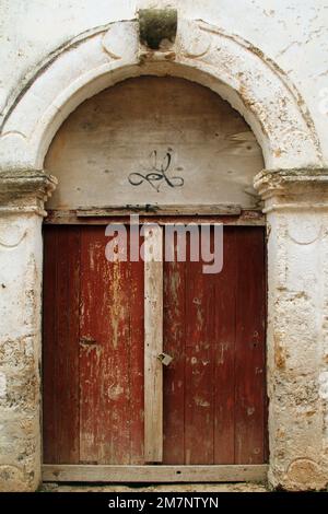Architectural details in Racale, Italy Stock Photo - Alamy
