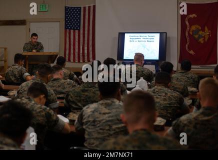 U.S. Marines learn how to teach Marines moving target engagement ...