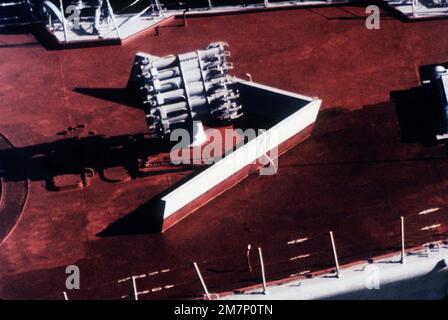 Soviet anti-submarine rocket launcher Stock Photo - Alamy