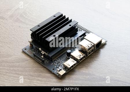 An electrical engineering and computer science programming board on a table Stock Photo - Alamy