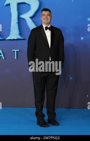 Eric Saindon poses for photographers upon arrival at the World premiere ...