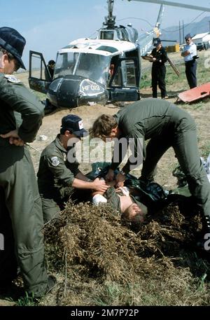 California Air National Guard pararescue soldiers with the 129th Rescue ...