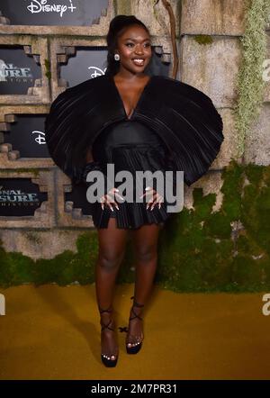 Zuri Reed arrives at a red carpet event for "National Treasure: Edge of ...