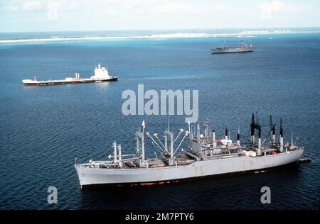 The transport oiler ZAPATA PATRIOT (T-AOT-1001) lies at anchor off ...