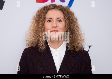 Kayleigh Llewellyn poses for photographers upon arrival for the Britain ...