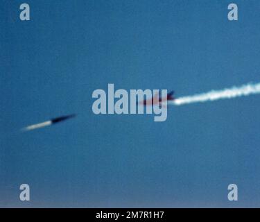 A Standard-ER/SM-2 (RIM-67) surface-to-air missile is successfully ...